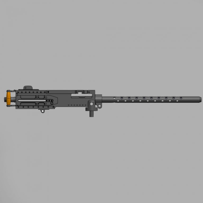 Machine Gun Browning cal. - 50 Scale 1/10 - 3D Printed Weapon | print ...